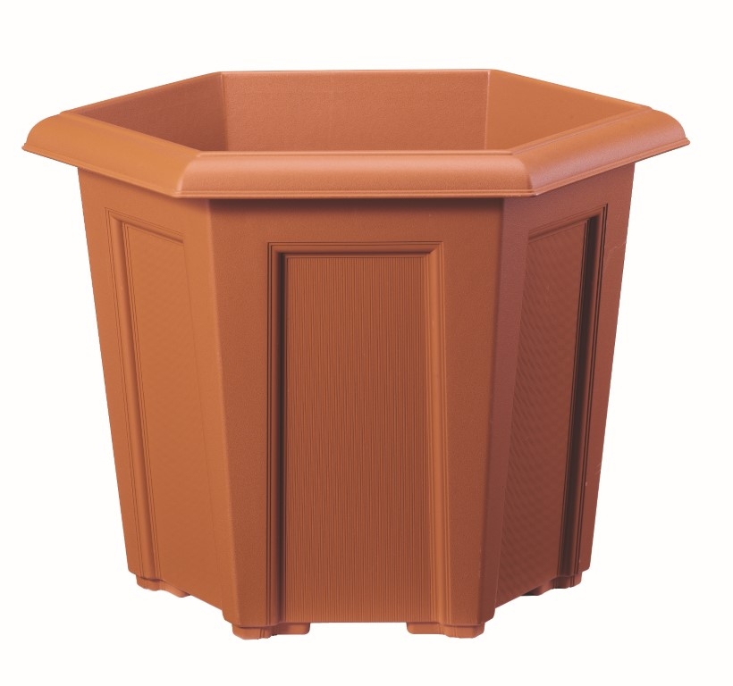 Regency Hexagonal - 40cm - Terracotta - Windlestone Nursery & Garden ...