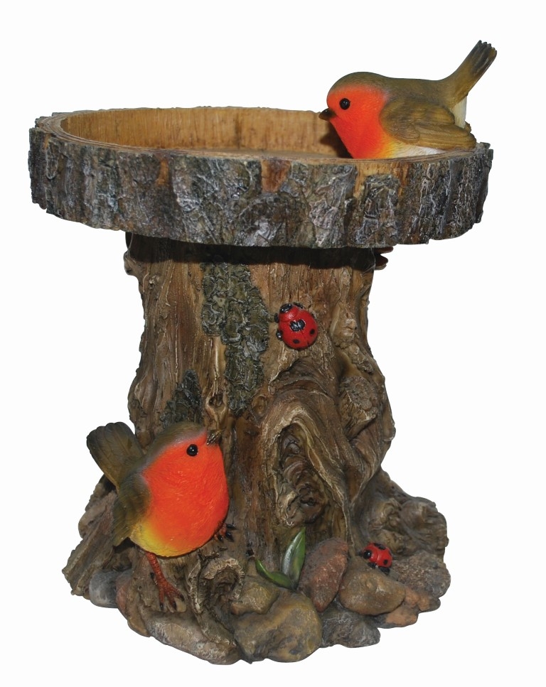 BC Tree trunk Feeder - Robin - Windlestone Nursery & Garden Centre in ...