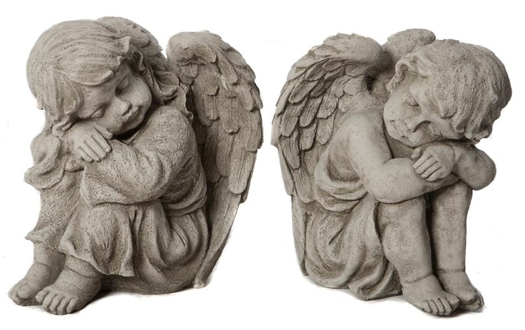 Pair of Resting Angels - Windlestone Nursery & Garden Centre in ...