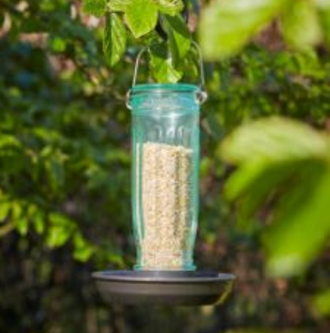 Recycled Glass Seed Feeder - Windlestone Nursery & Garden Centre in ...