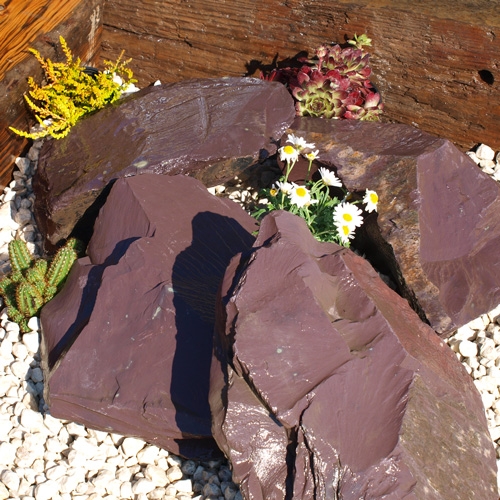 Rockery Stone - Plum Slate Large Pieces - Windlestone Nursery & Garden ...