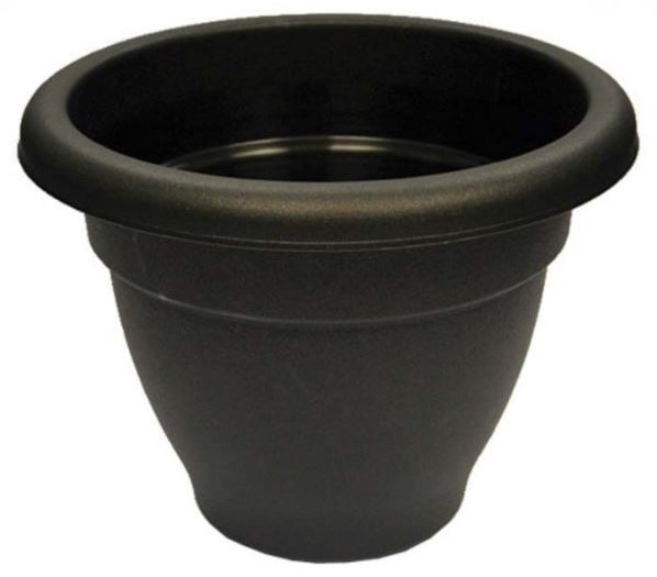 Round Bell Pot - 66cm - Black - Windlestone Nursery & Garden Centre in ...