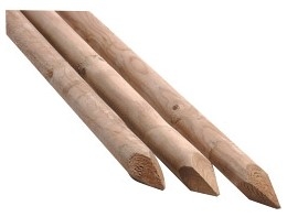 Round Softwood Tree Stake - 1.5m x 30mm - Windlestone Nursery & Garden ...